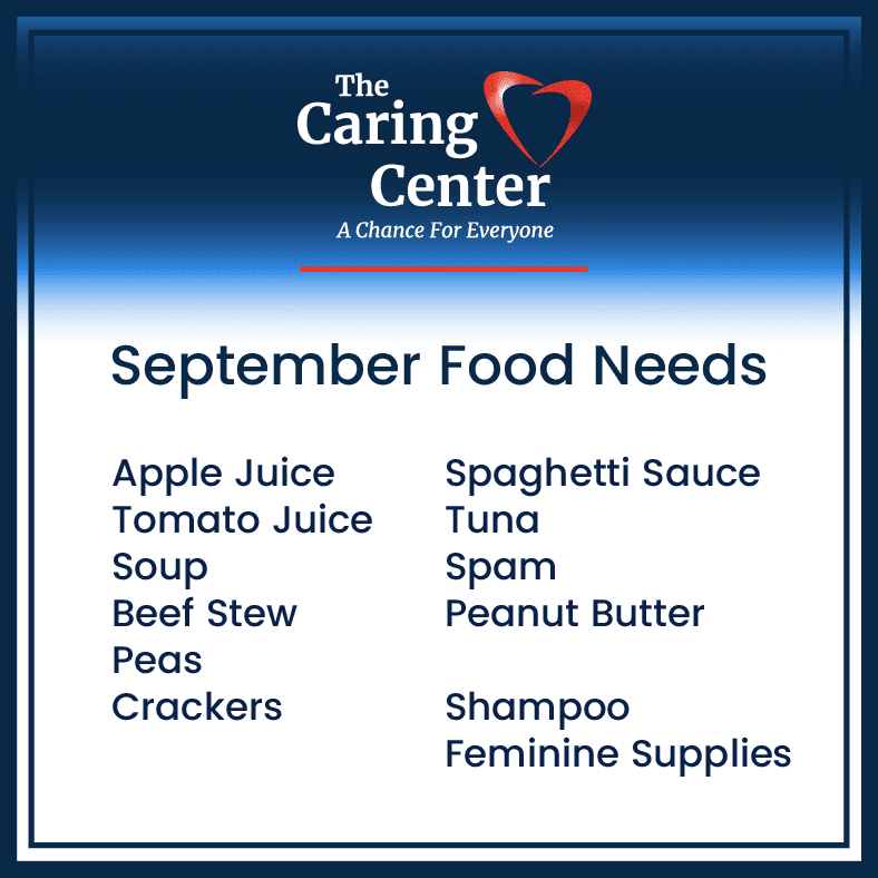 Monthly Needs - The Caring Center