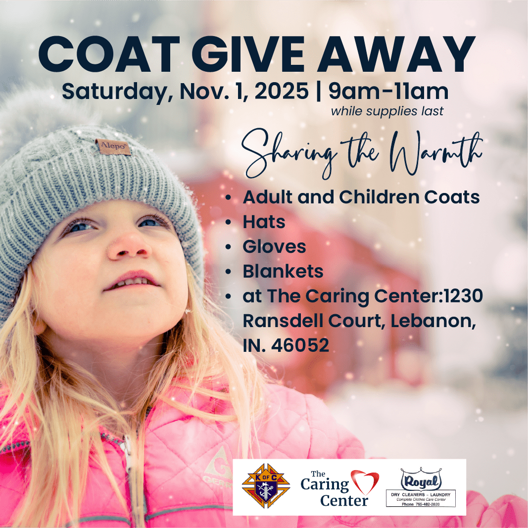 Coat Give-Away - The Caring Center Boone County, IN.