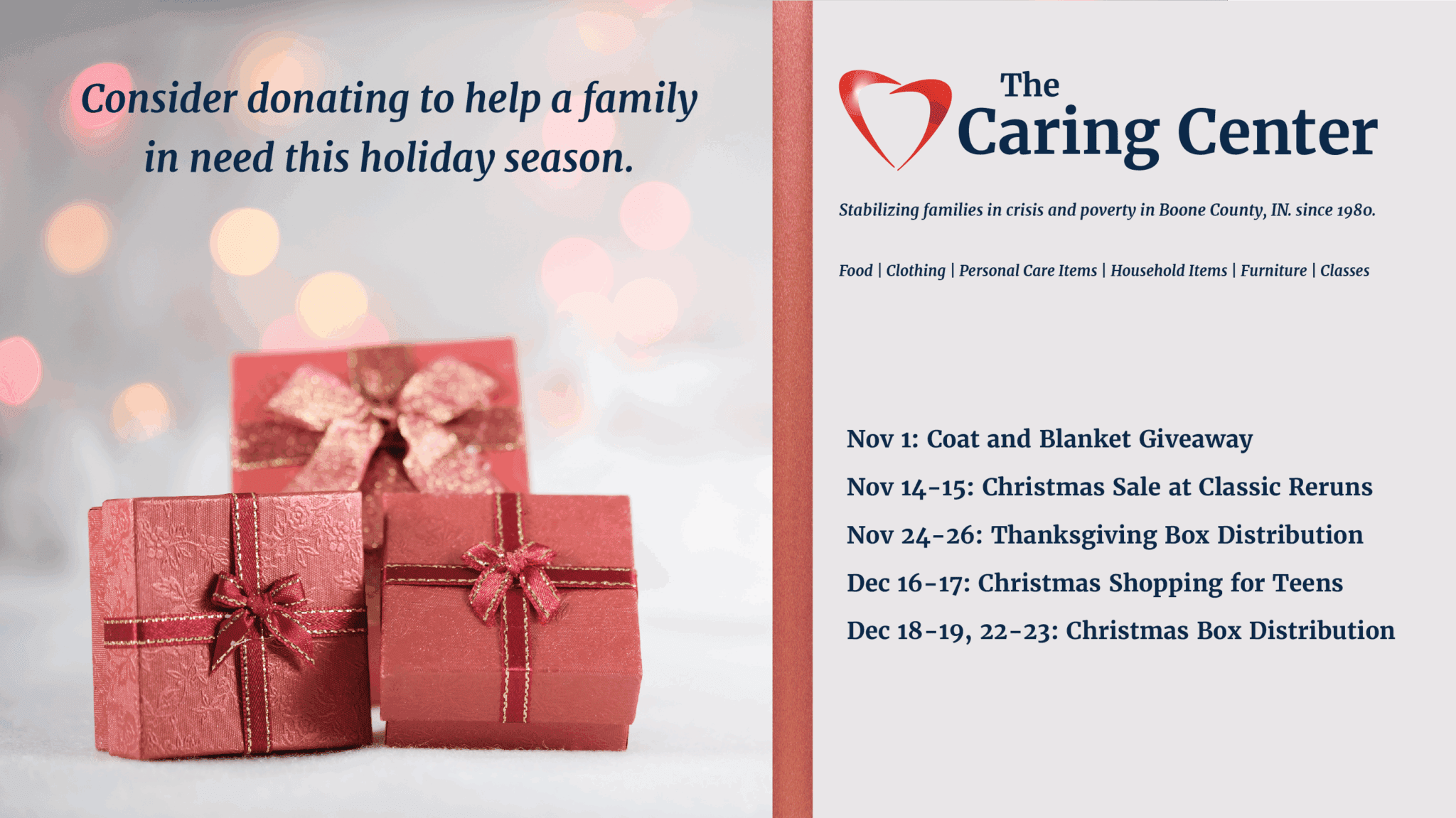 The Caring Center - Lebanon, IN. - A Chance for Everyone